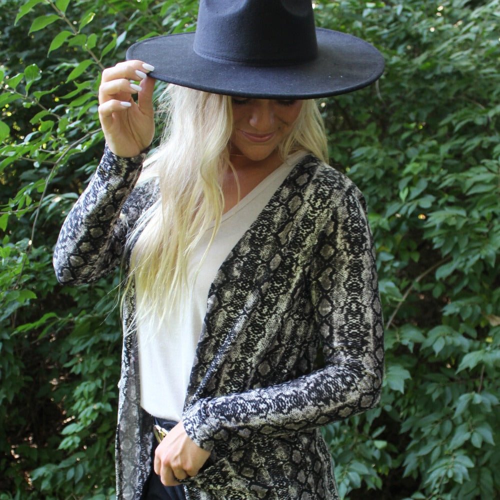 Ember Snakeskin Duster - FINAL SALE – Revelry Thread Co